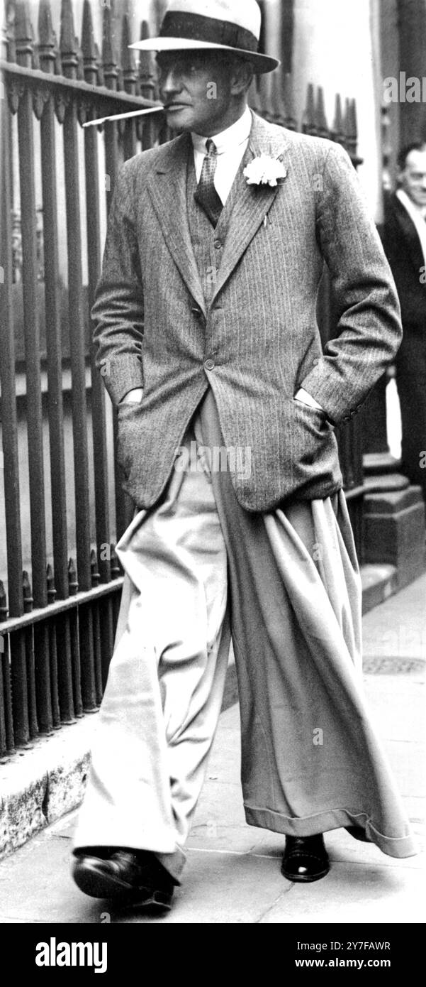 Oxford Bags, 1920s Stock Photo - Alamy