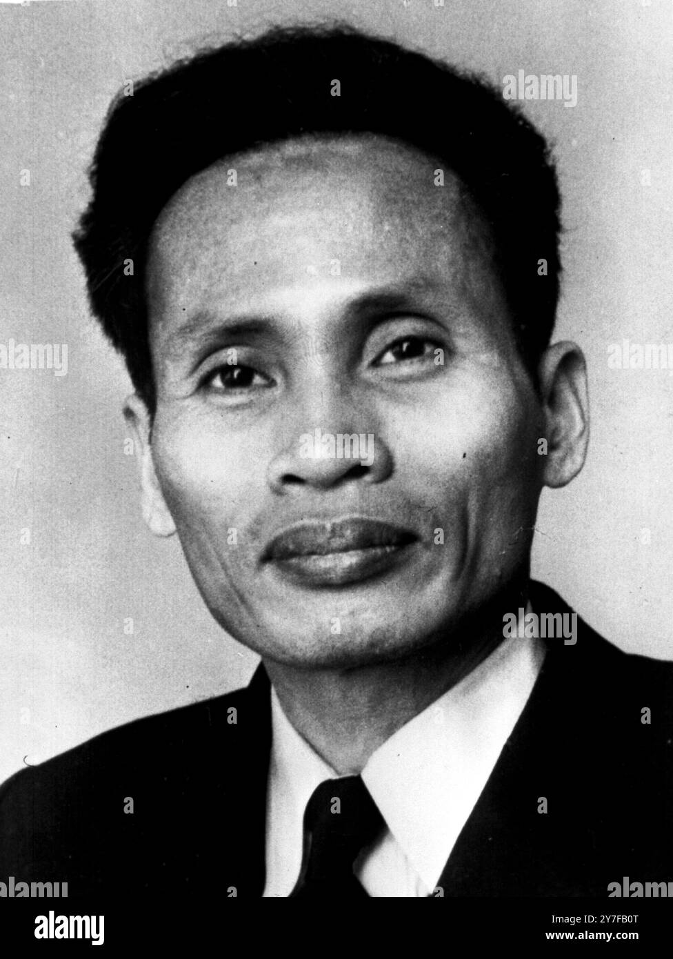 Vice Prime Minister Pham Van Dong who heads the Viet Minh delegation at ...