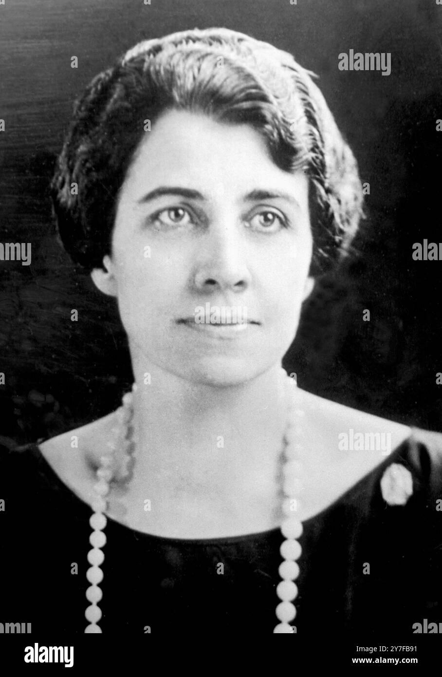 Mrs Calvin Coolidge, wife of the American President Stock Photo - Alamy
