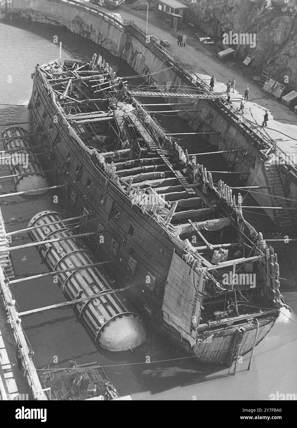 Stockholm The ancient Swedish warship Vasa pictured after she had been ...