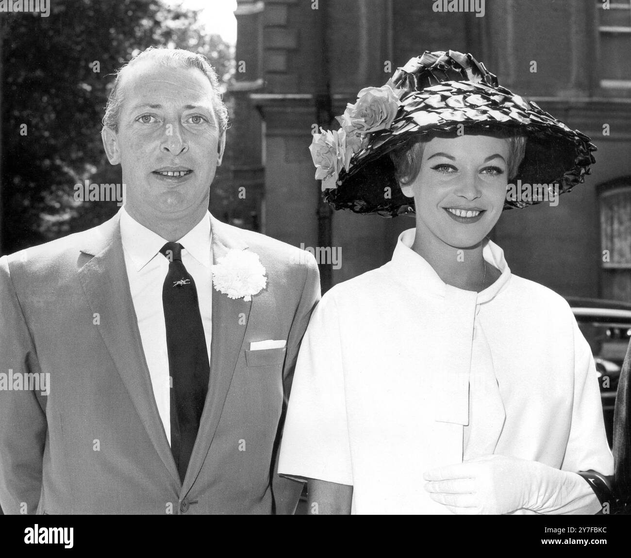 Lady Kimberley, former model, Maggie Simmons wih her husband, The Earl ...