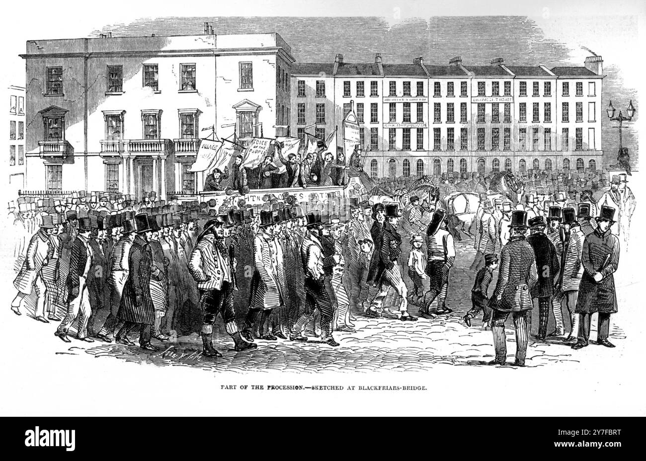 The Chartist Procession Stock Photo - Alamy