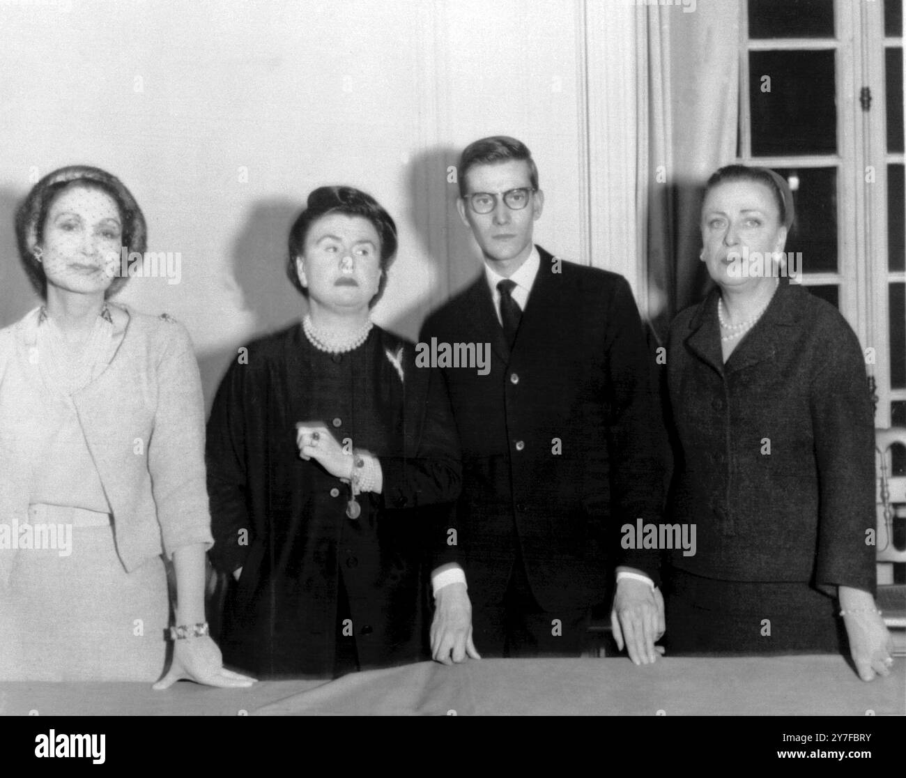 Paris France (left to right) Mme Mitzi Bricard (accessories) Mme ...