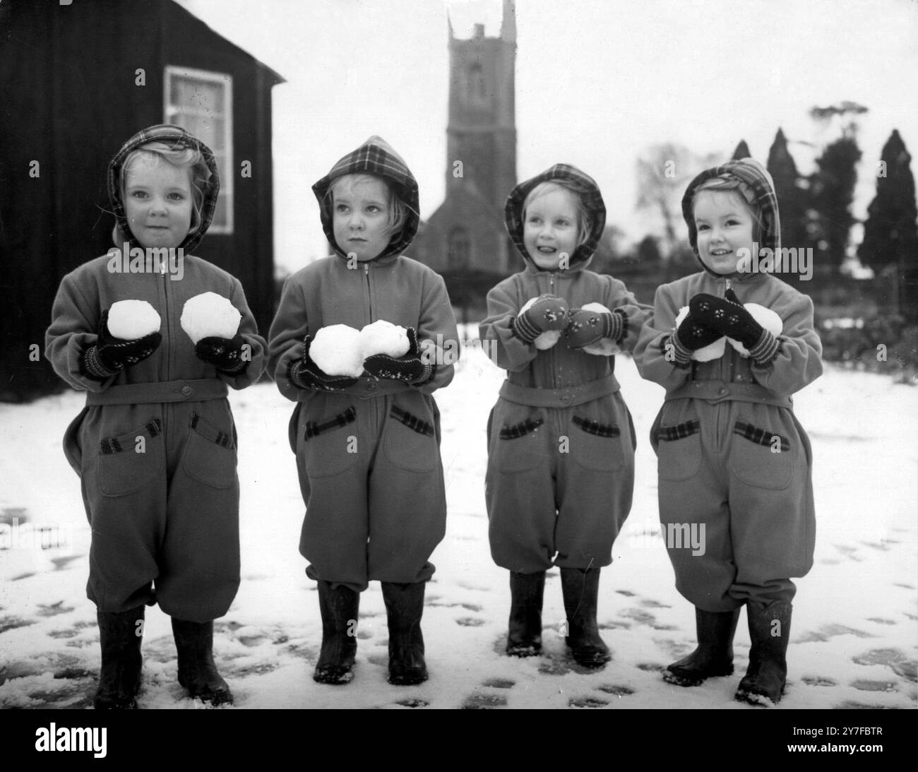 The Good Quads ,now 3 1/2 years old enjoying the snow snug in siren ...