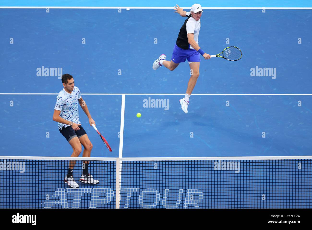 Tokyo, Japan. 30th Sep, 2024. Alex Michelsen (USA), & Alejandro Tabilo ...