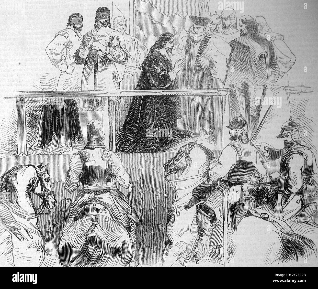 Execution of Charles I, 1649 Stock Photo - Alamy