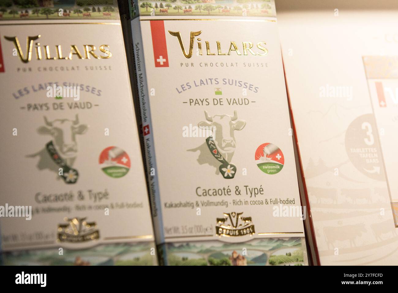 Villars swiss chocolates hi-res stock photography and images - Alamy