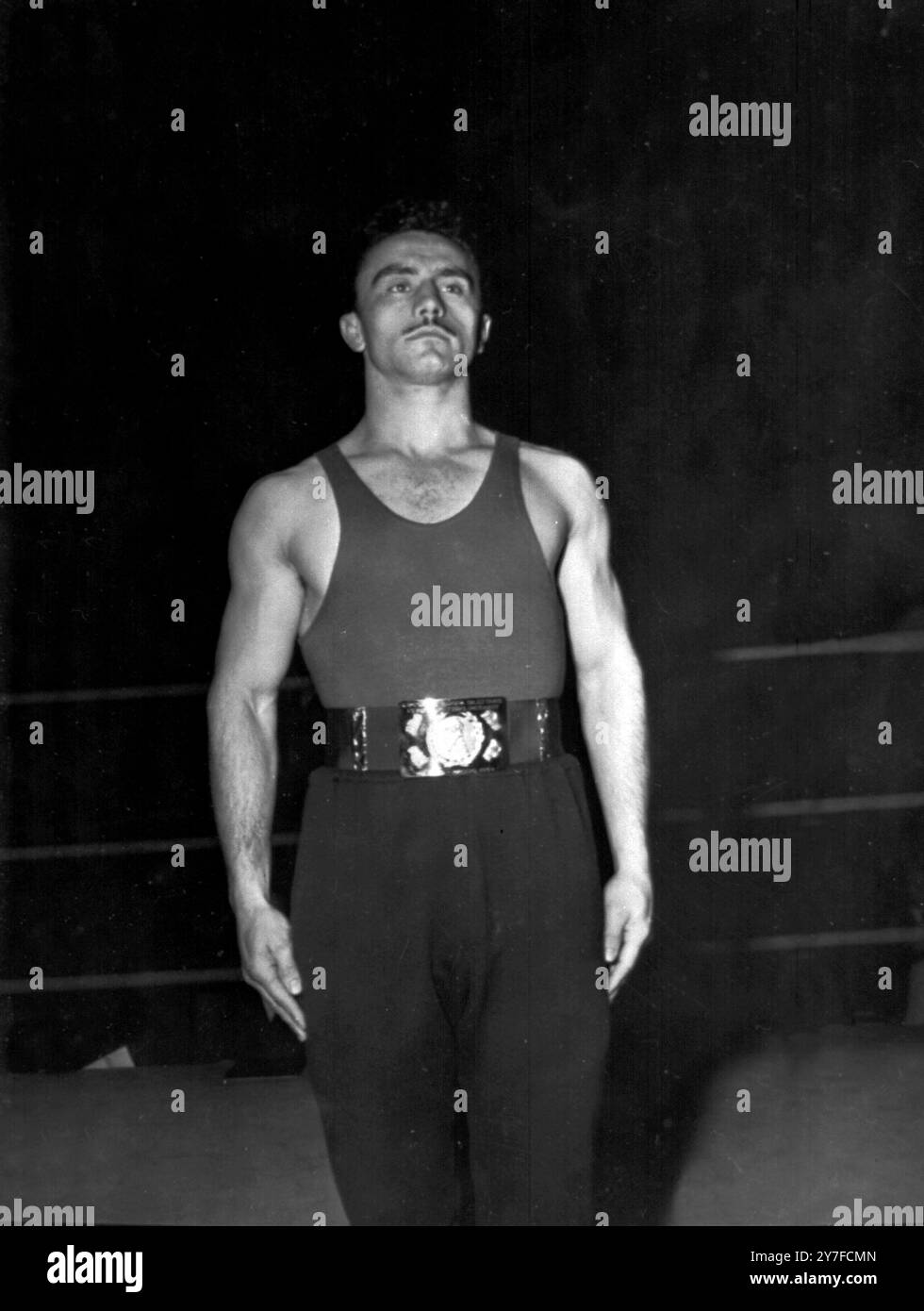 Laszlo Papp of Hungary, the heavy welter-weight amateur boxing champion ...