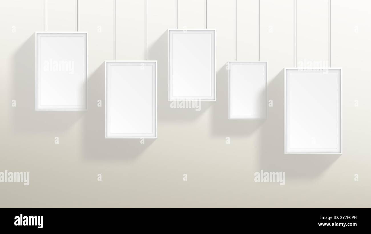 Wall photo frames. Hanging photo frame for photos and slides. Photo ...