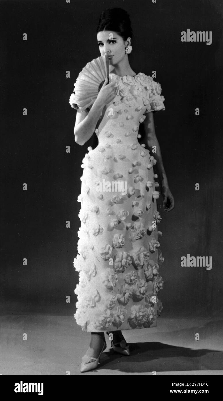 A formal evening dress from the spring summer collection of designer ...