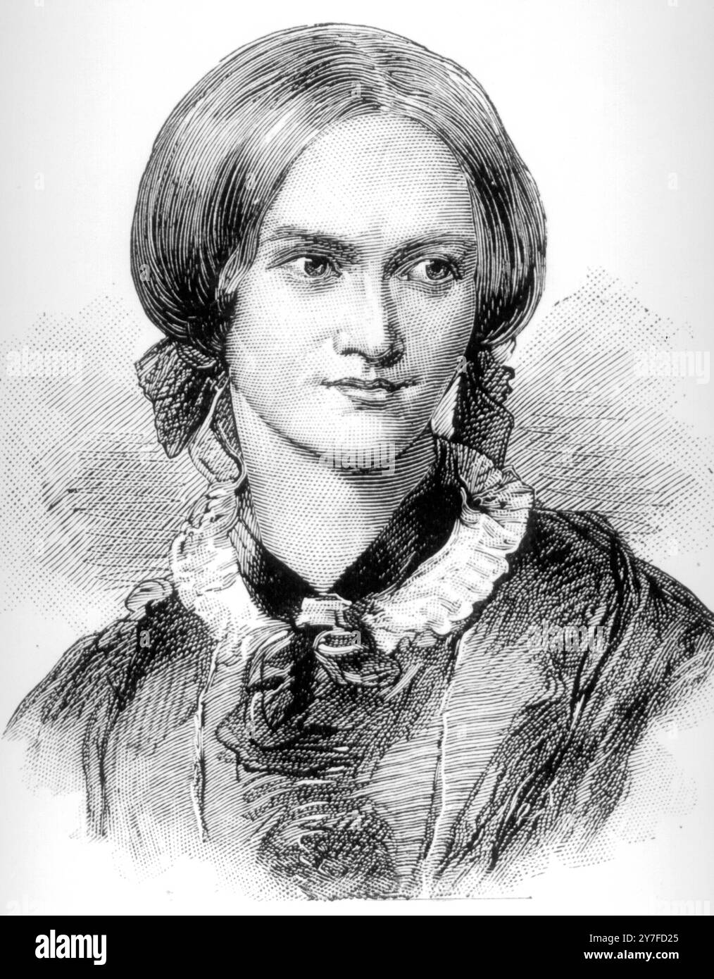 Charlotte Bronte 1893 Stock Photo - Alamy