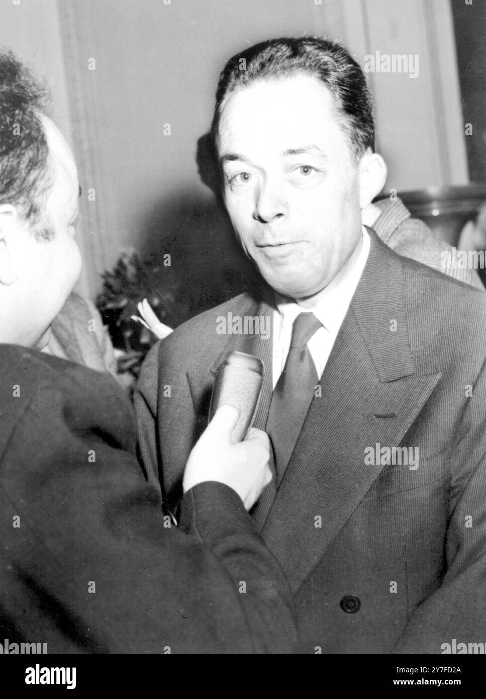Albert Camus Paris October 18th 1957 Stock Photo - Alamy