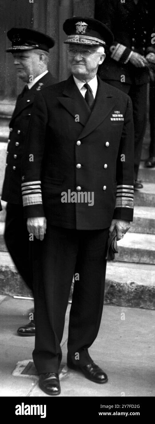 Admiral Stark. US Navy WWII Stock Photo - Alamy