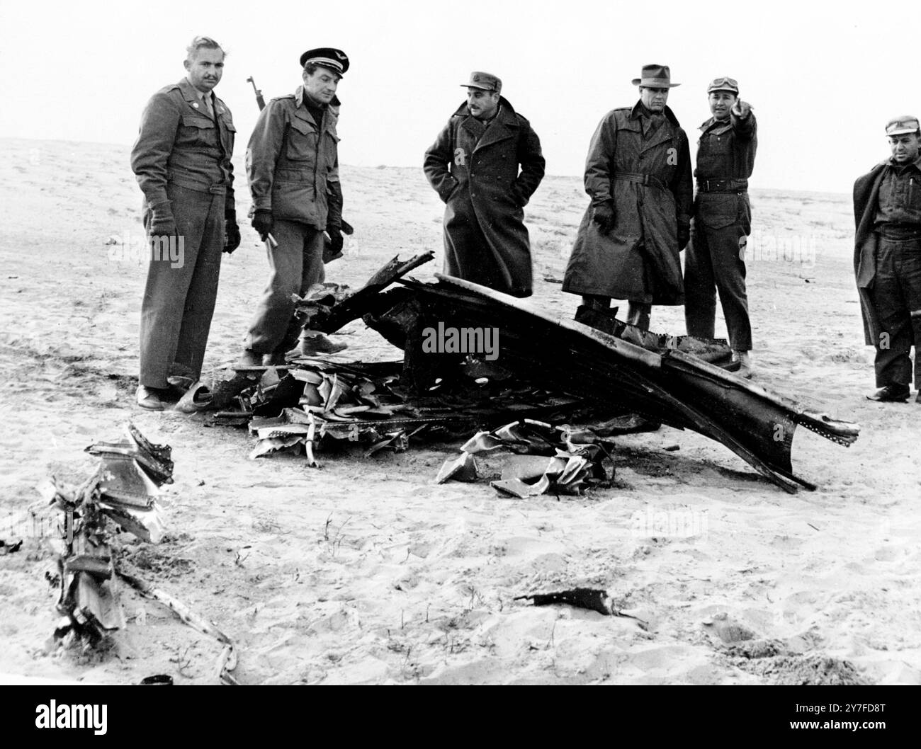 20th January 1949: UN observer sees wreckage of RAF plane at Negev ...