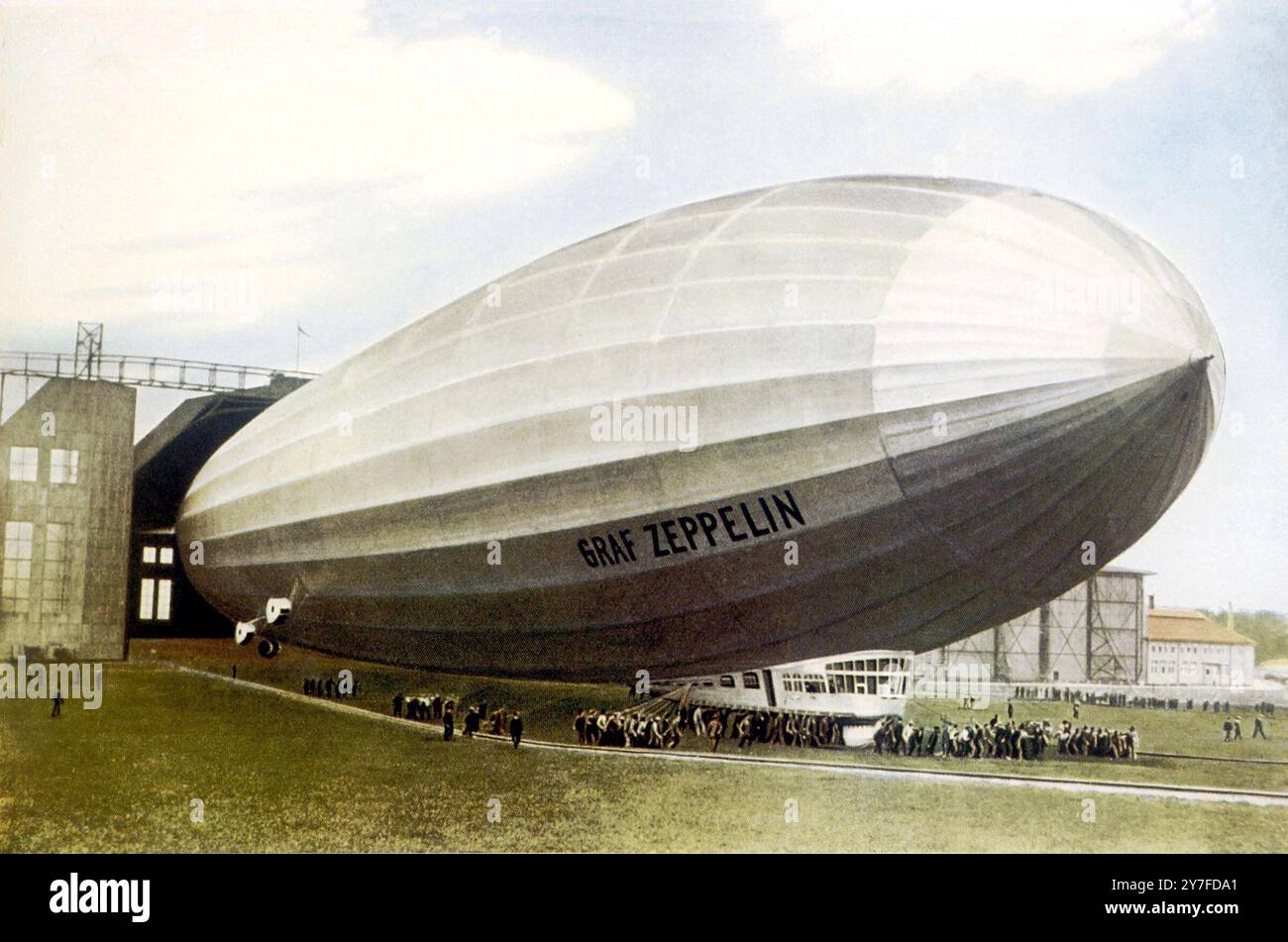 A Graf Zeppelin aircraft Stock Photo - Alamy