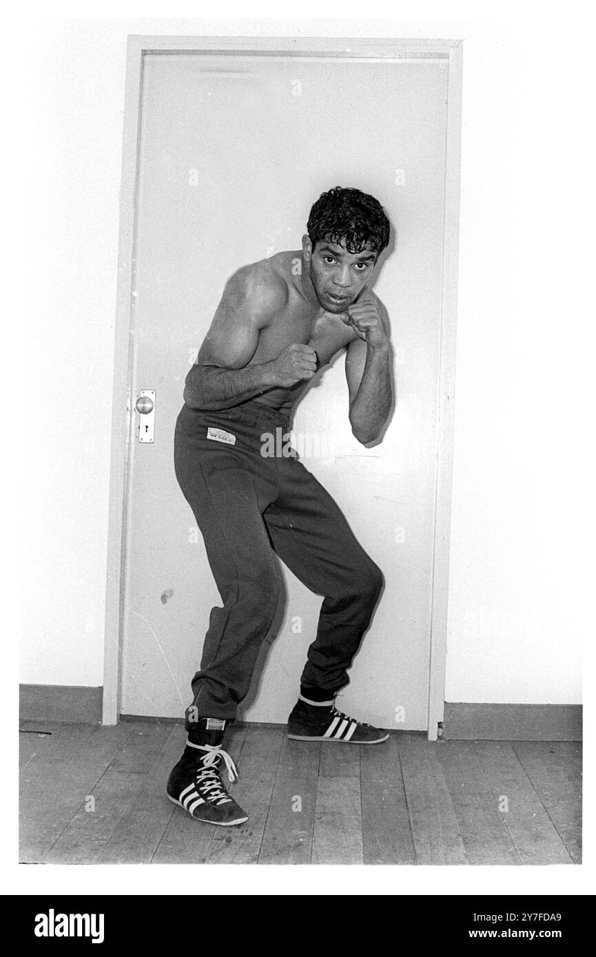 Lionel Rose Aboriginal Boxer from Melbourne, Australia. 26th February ...