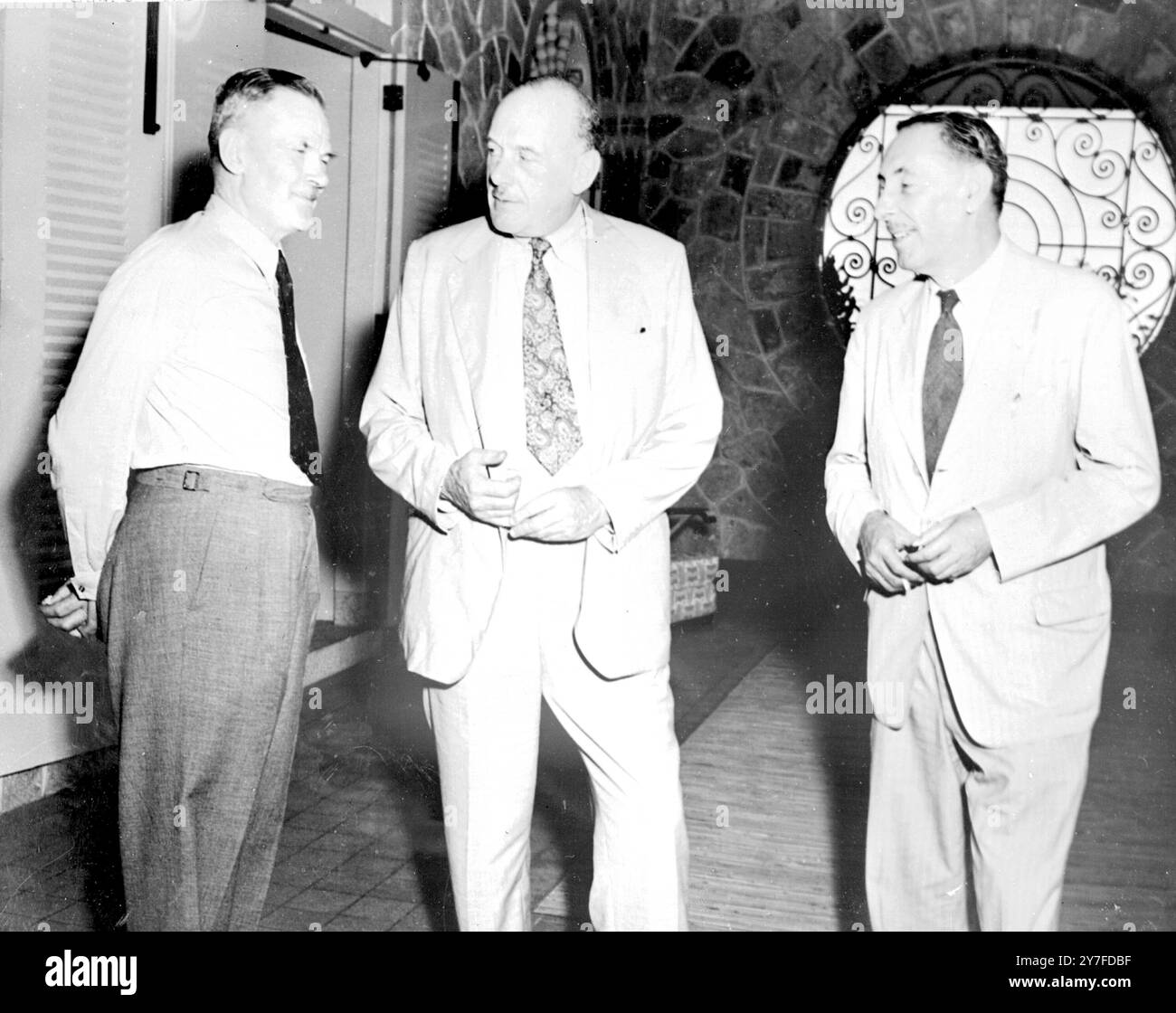 The day after Mr Oliver Lyttleton arrived he held a three hour ...