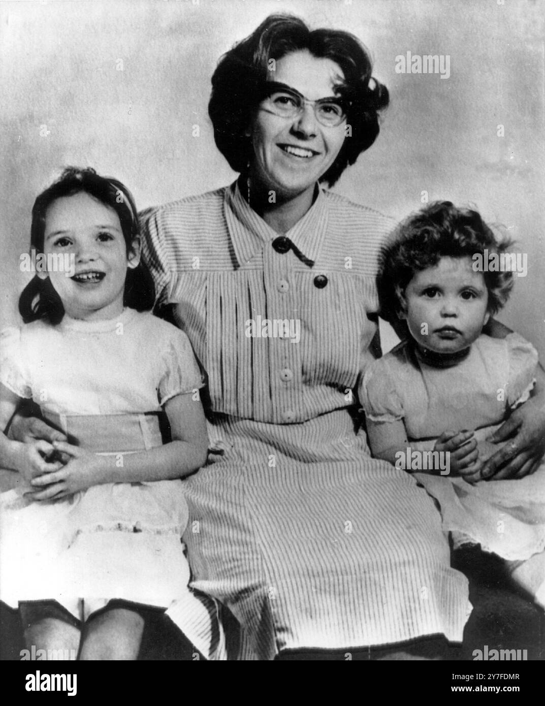 A young Miss Sarah Ferguson (right) pictured in 1961 with her Finnish ...