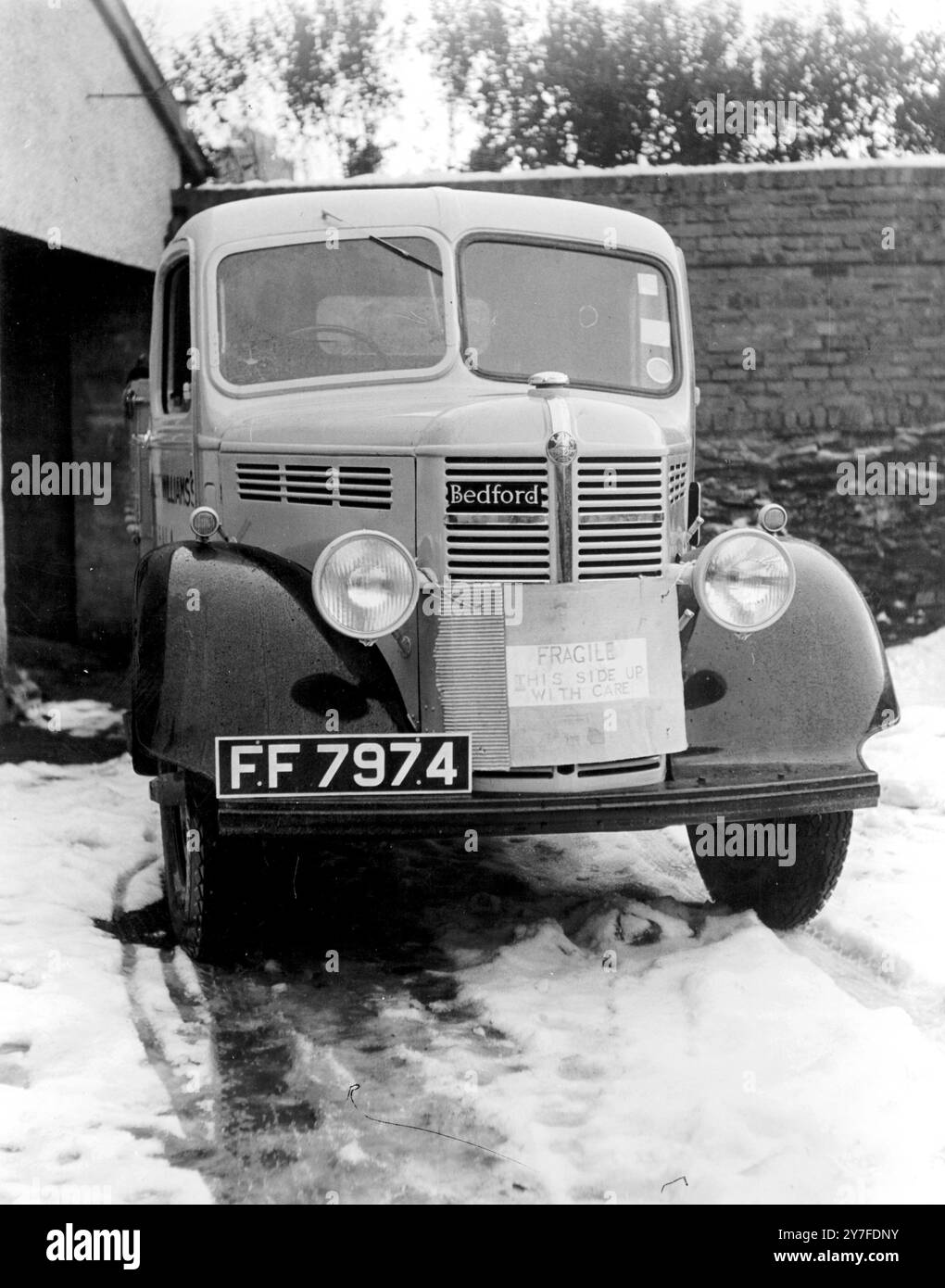 Bedford Vans 1950's Stock Photo - Alamy