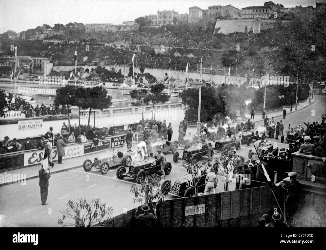 The start of the Monaco Grand Prix. The race was won by Italian driver ...