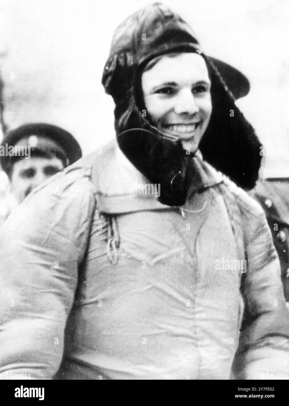 A smiling major yuri gagarin Black and White Stock Photos & Images - Alamy
