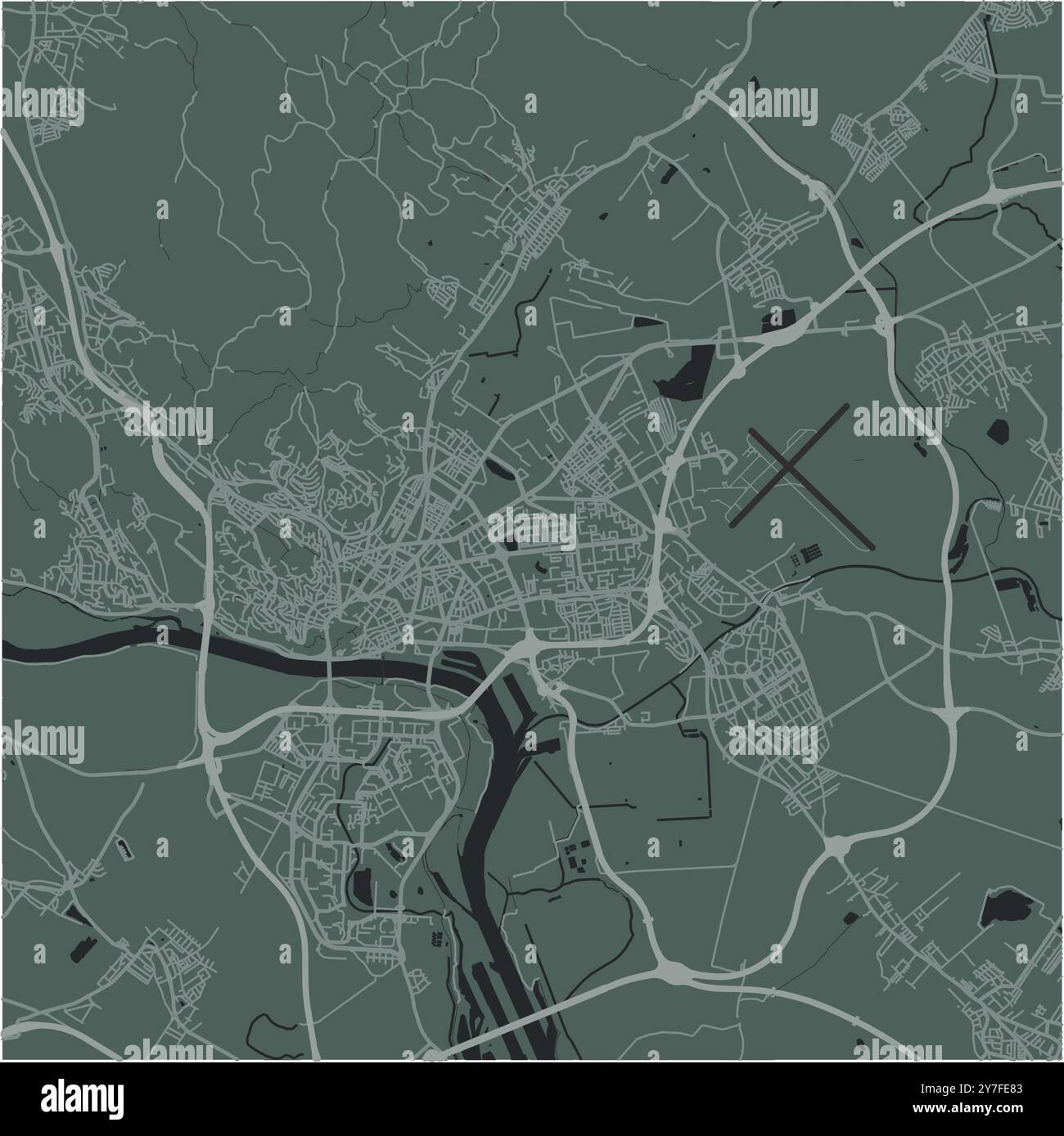 Bratislava street map hi-res stock photography and images - Alamy