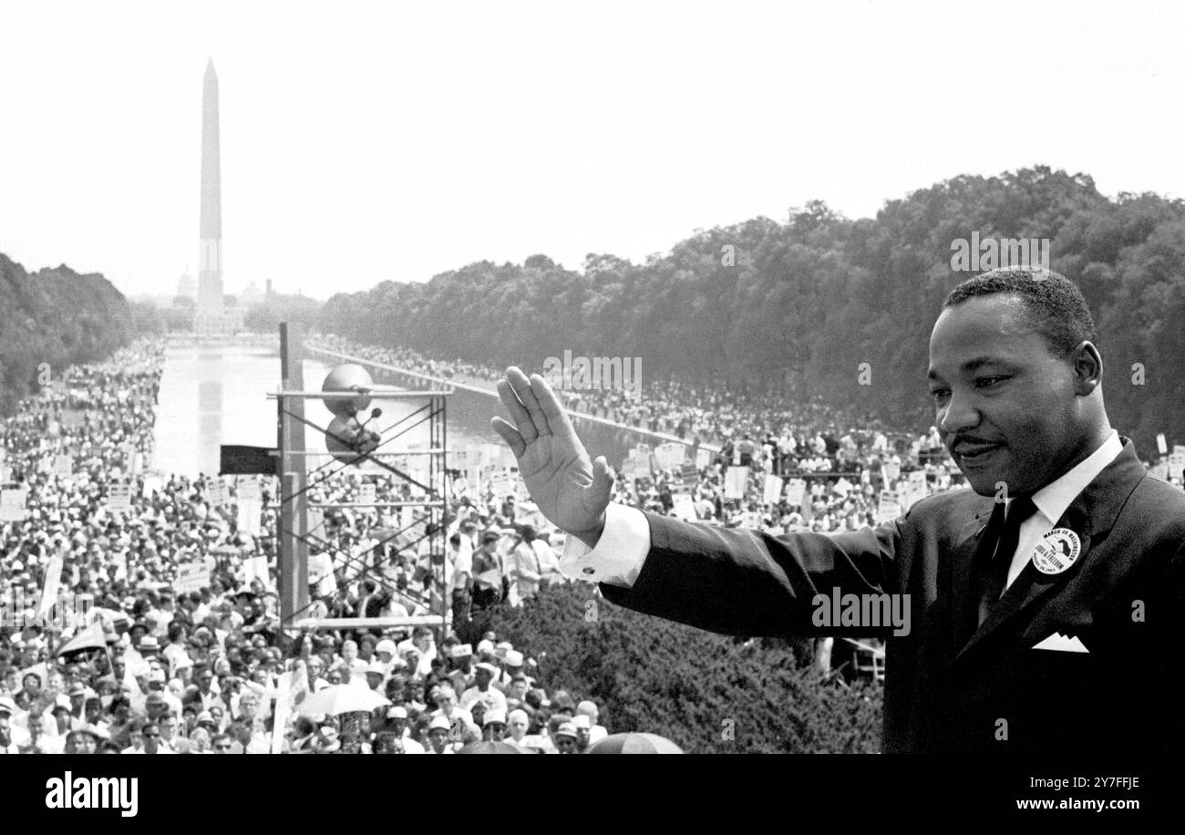 Civil Rights March Leader Washington DC Leader of the huge Civil Rights ...