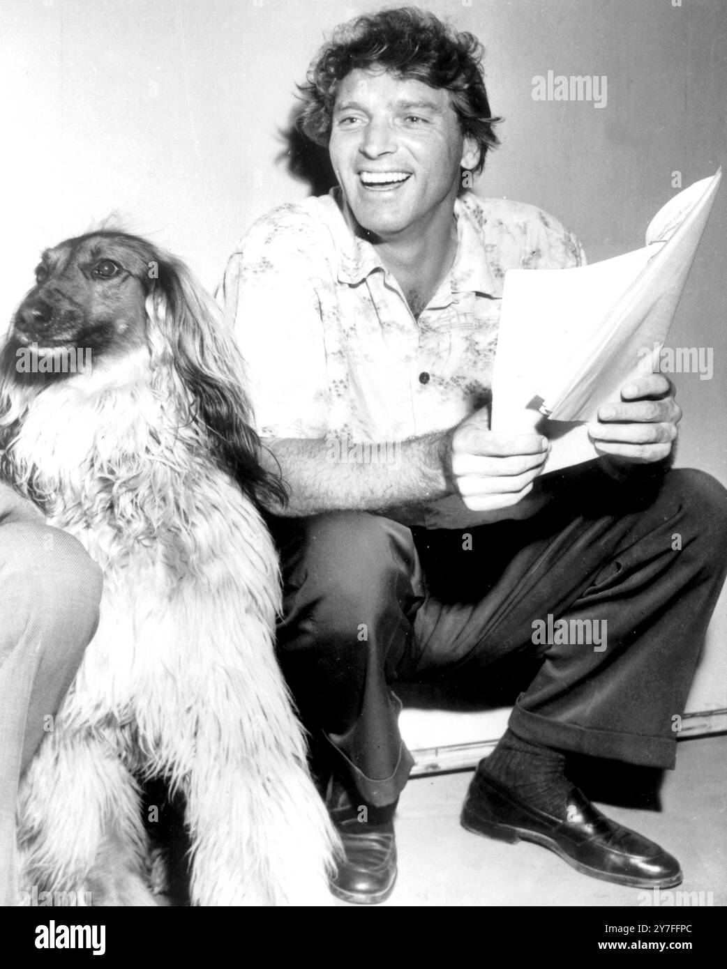 BURT LANCASTER American Actor 'Two Who Need a Haircut' Hollywood ...