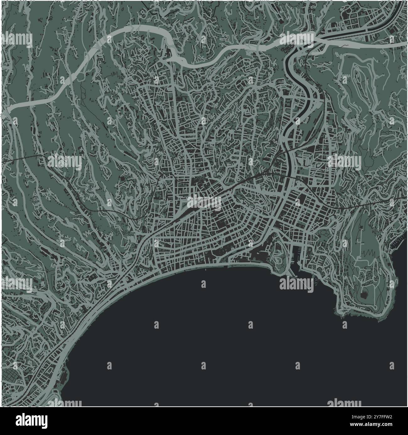 Nice map hi-res stock photography and images - Alamy