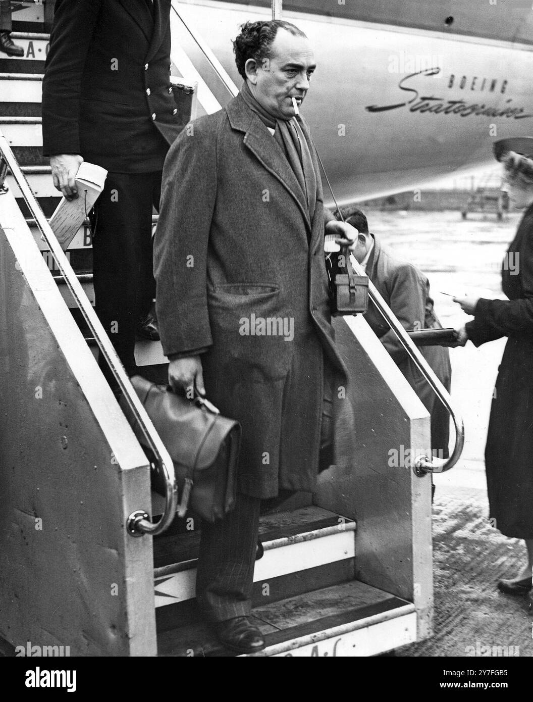 Tom Driberg on return from the US after visiting McCarthy. London ...