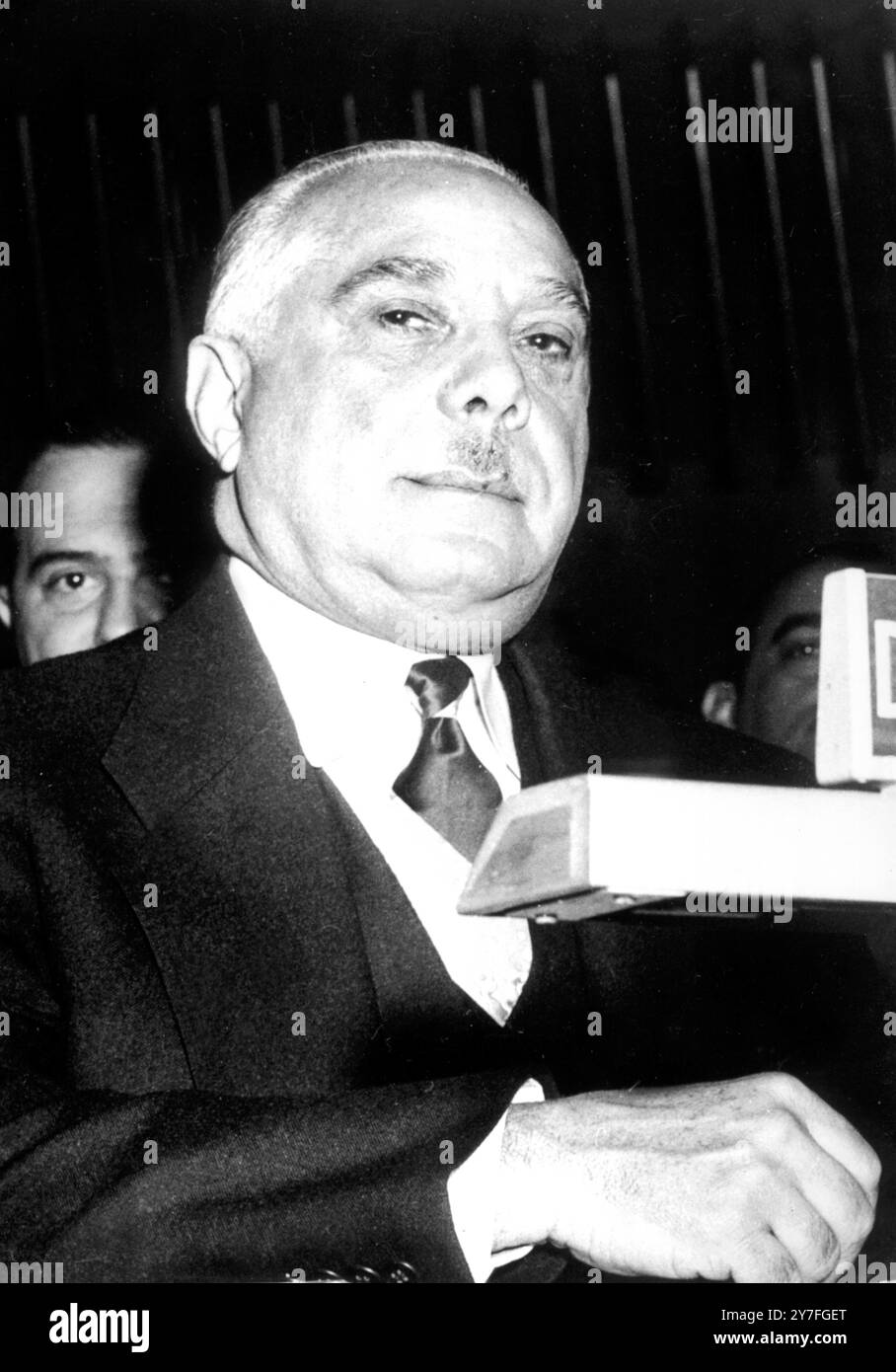 New York: Gen. Rafael Trujillo, takes his place at the head of the ...