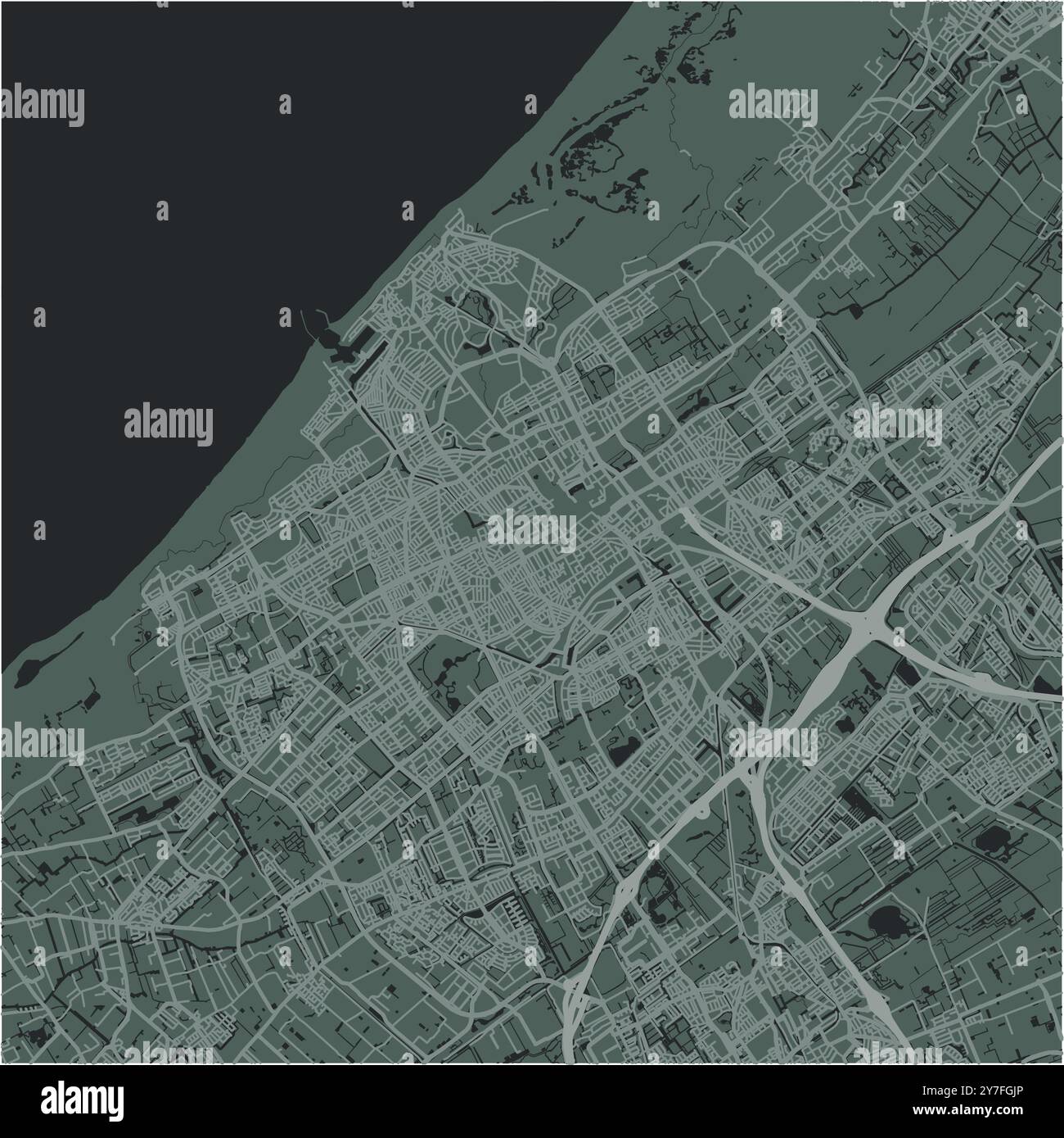 Hague netherlands map hi-res stock photography and images - Alamy