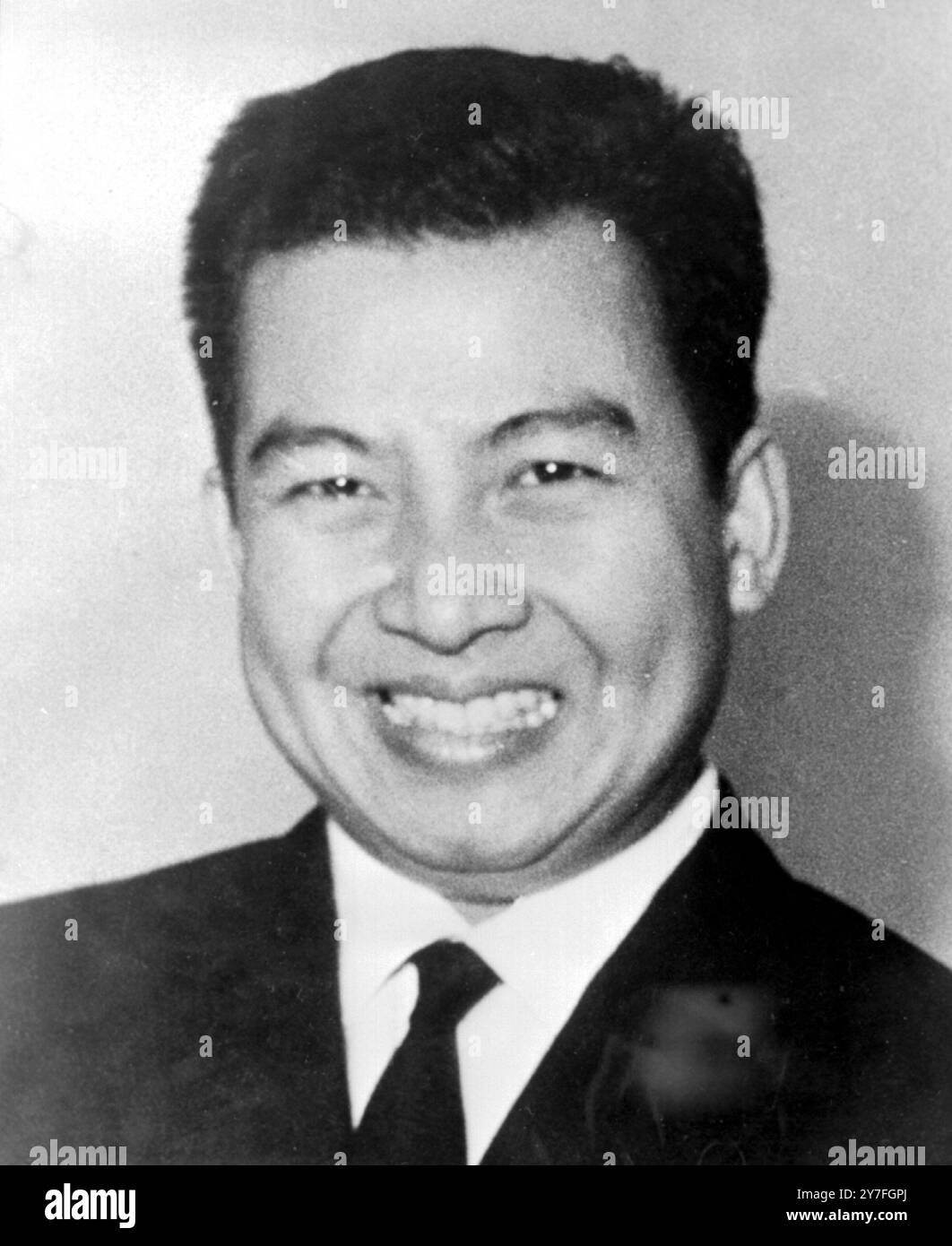 Prince and Premier, Portrait of Prince Norodom Sihanouk the premier of ...