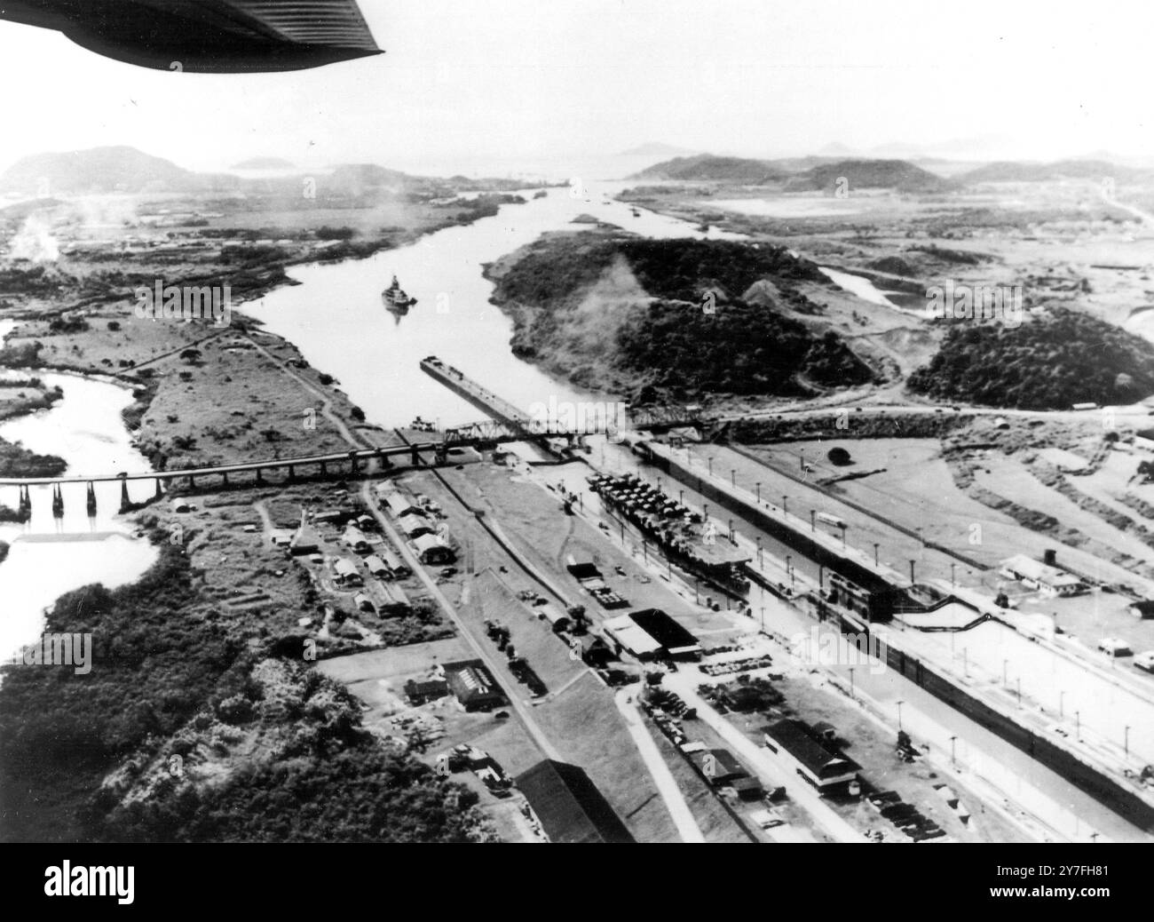 Panama Canal Central America Stock Photo - Alamy