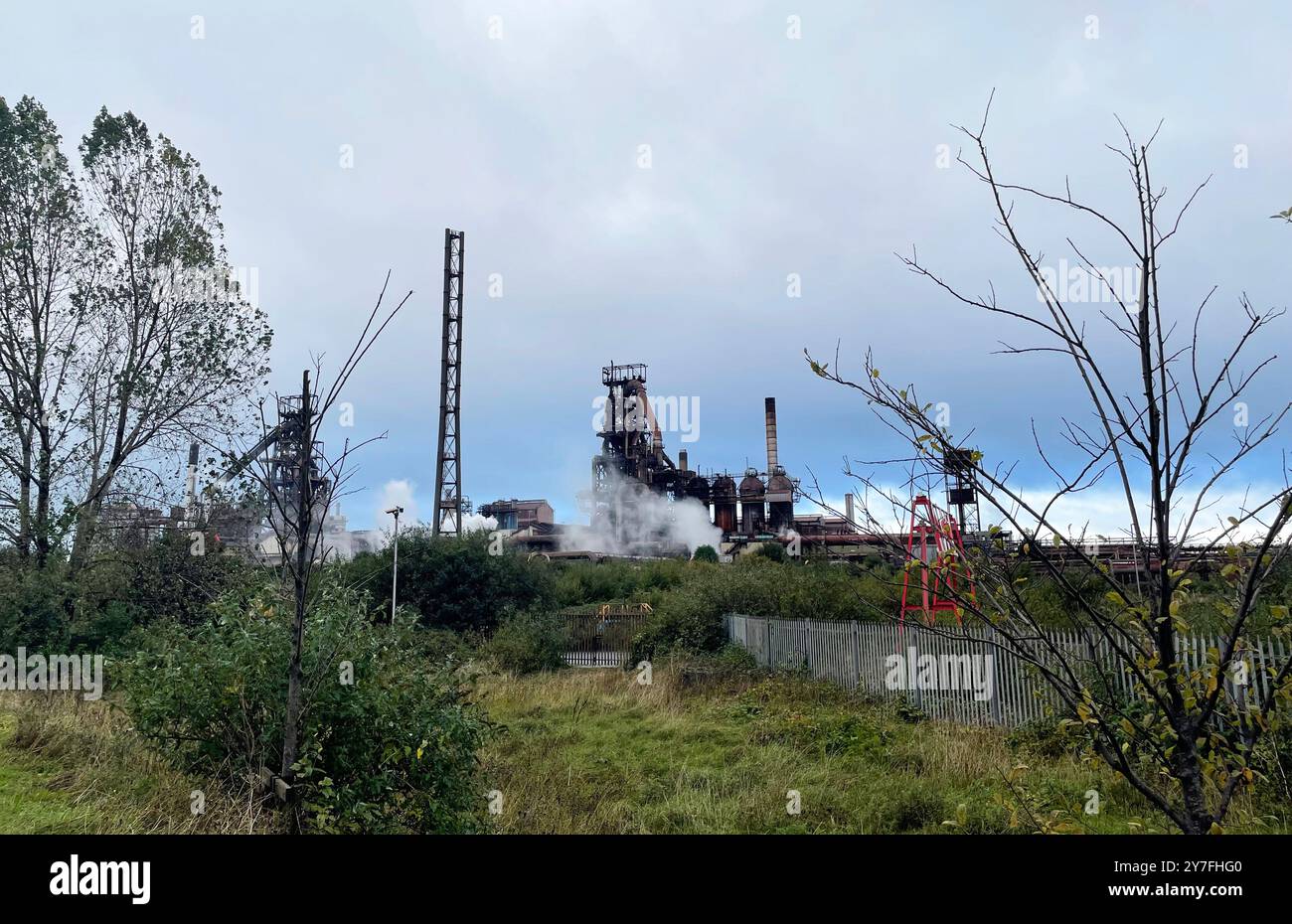 Tata Steel in Port Talbot, as the last blast furnace at one of the ...