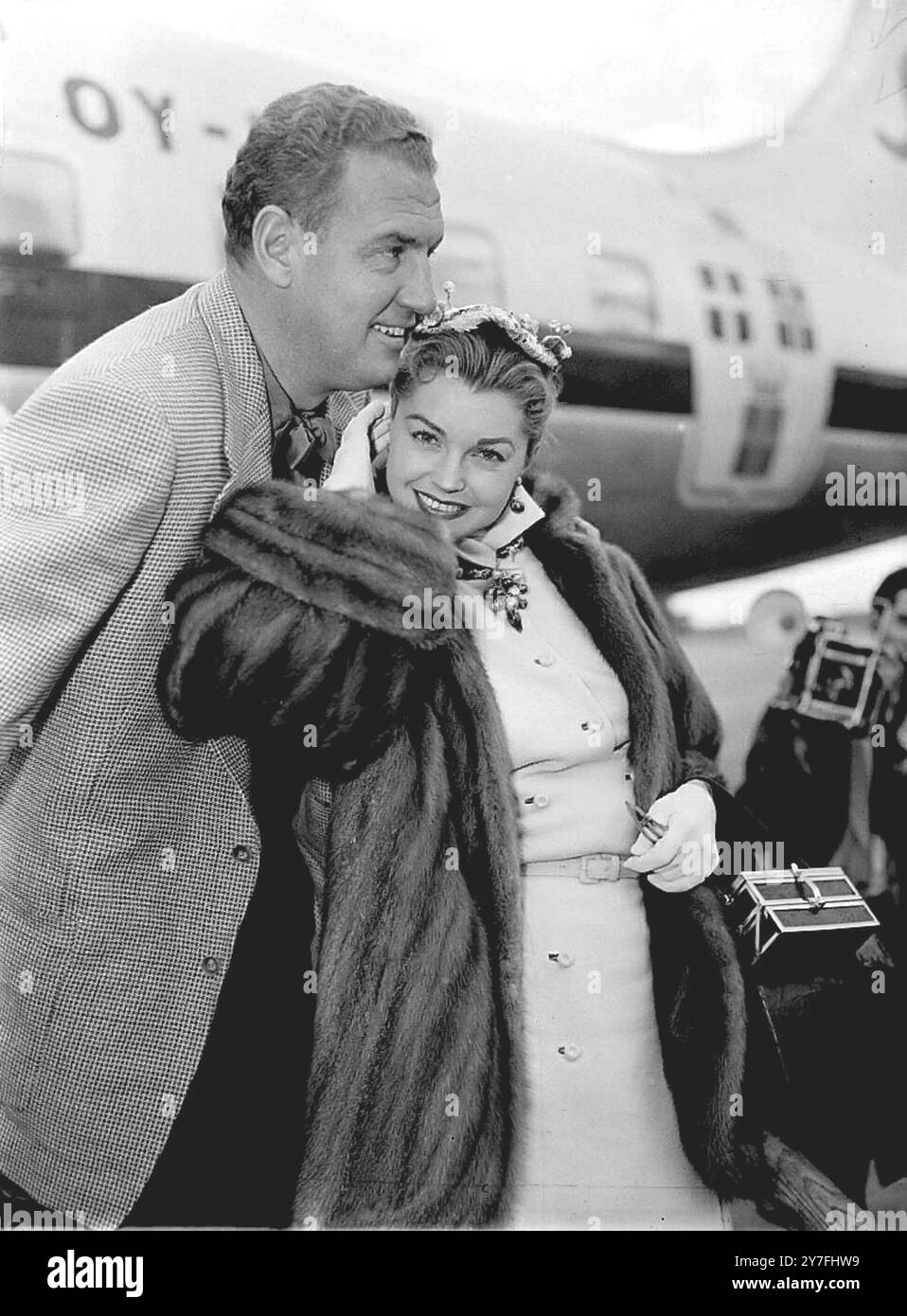 America's swimming and film star, Esther Williams with her husband Ben ...