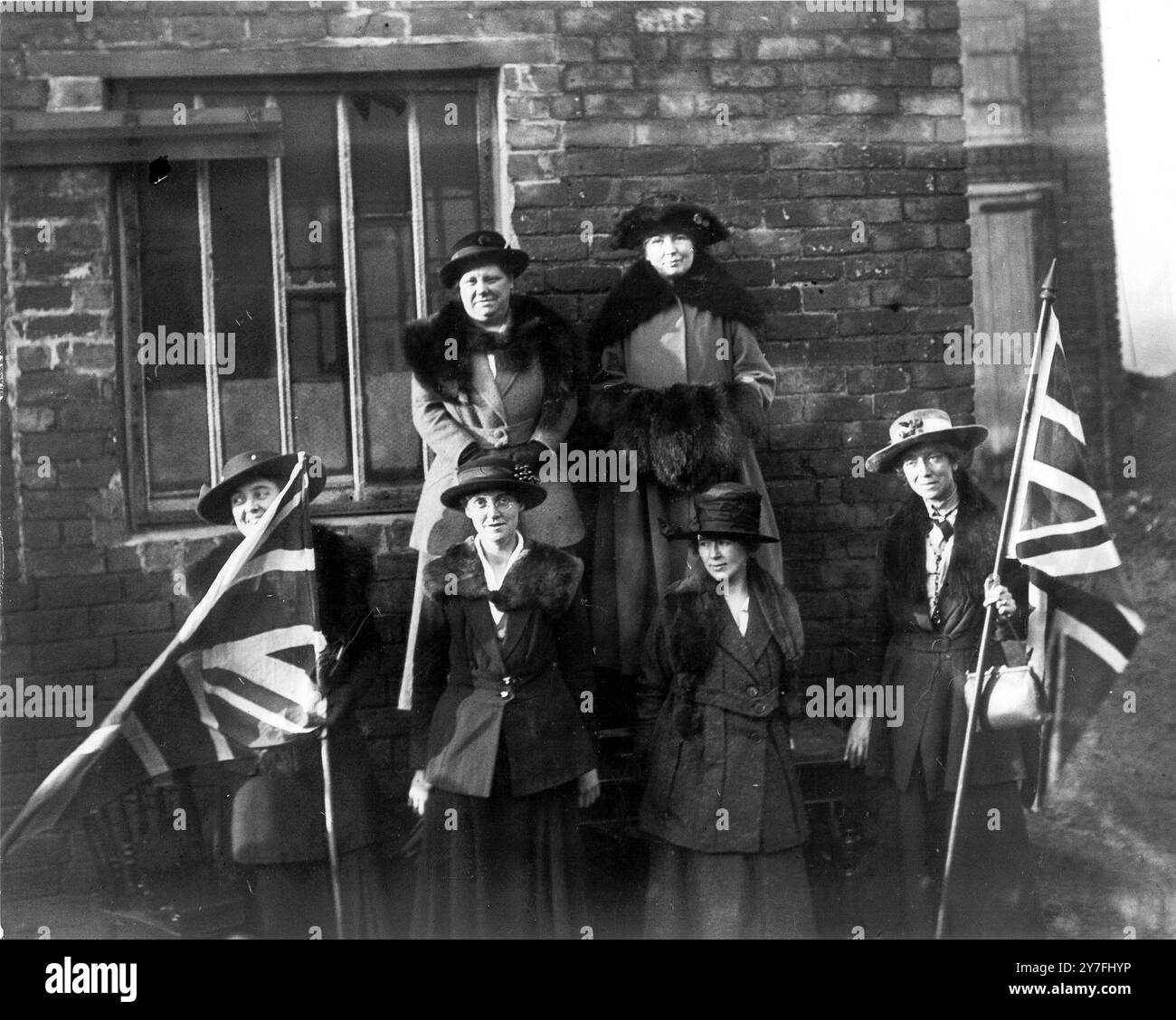 The opening of Miss Christabel Pankhurst's at Smethwick, Staffs. Miss ...