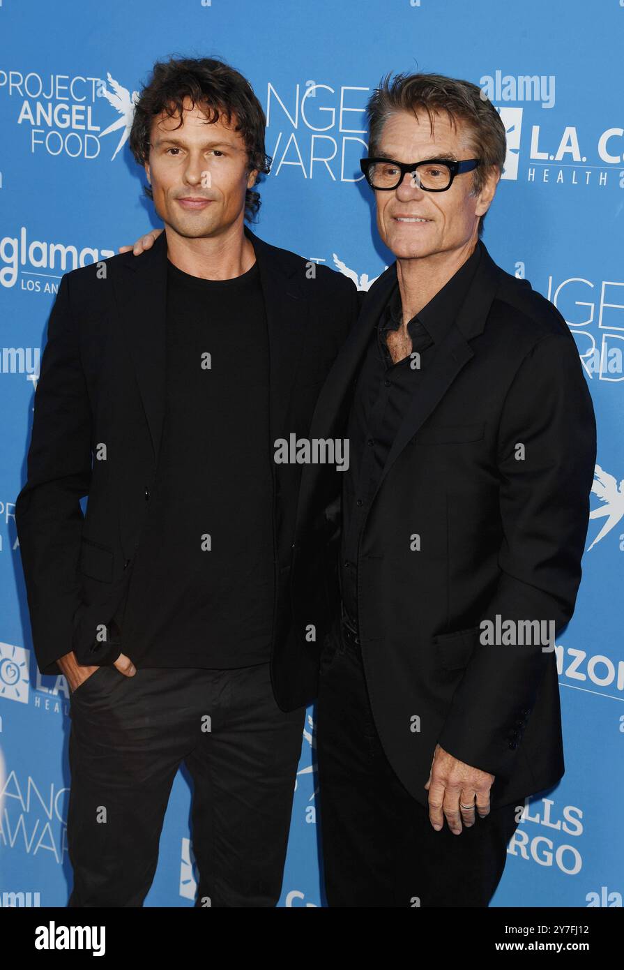 LOS ANGELES, CALIFORNIA - SEPTEMBER 28: (L-R) Dimitri Hamlin and Harry ...