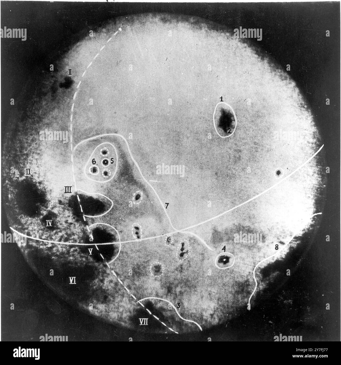THE HIDDEN SIDE OF THE MOON REVEALED OCTOBER 26 1959 Stock Photo - Alamy