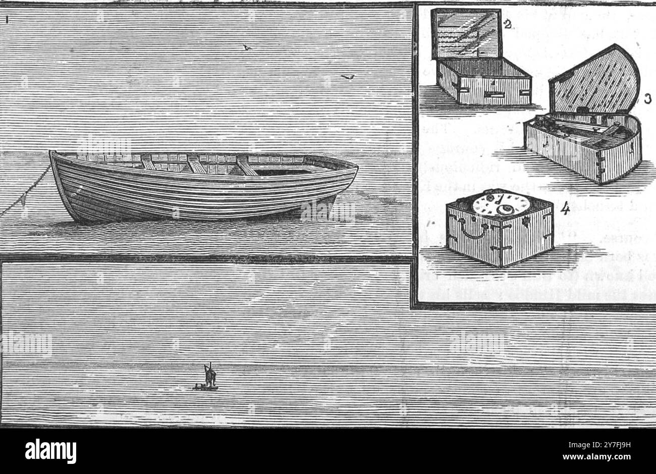 1. Dinghy in which the survivors of the sunk yacht Mignonette spent 21 ...