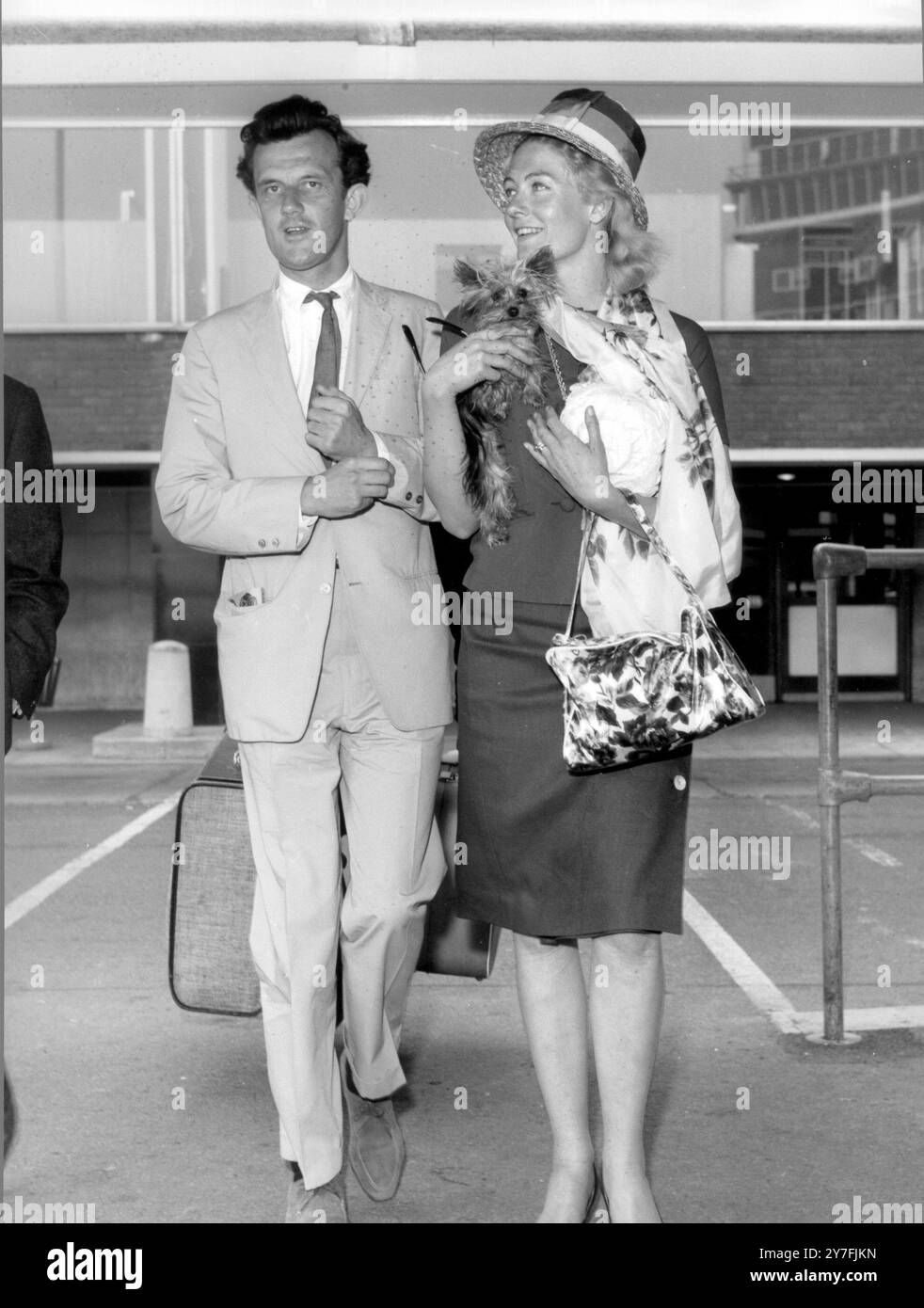 Tony Richardson with his wife Vanessa Redgrave 5th May 1962 Stock Photo ...