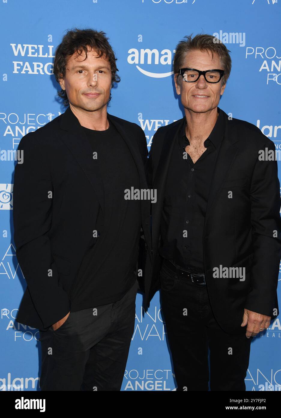 LOS ANGELES, CALIFORNIA - SEPTEMBER 28: (L-R) Dimitri Hamlin and Harry ...