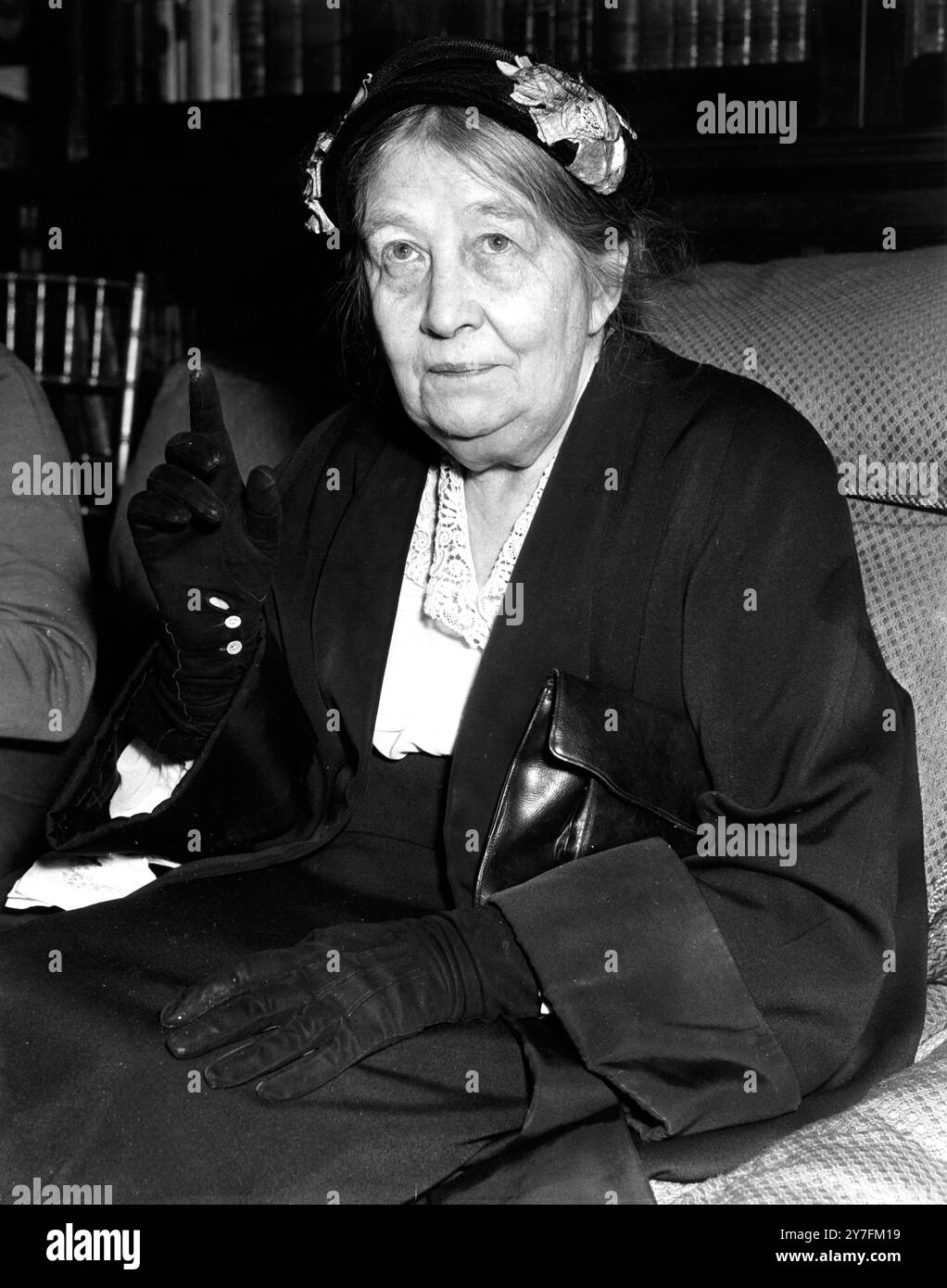 Miss Sylvia Pankhurst , 73, daugher of the great Suffragette leader Ms ...