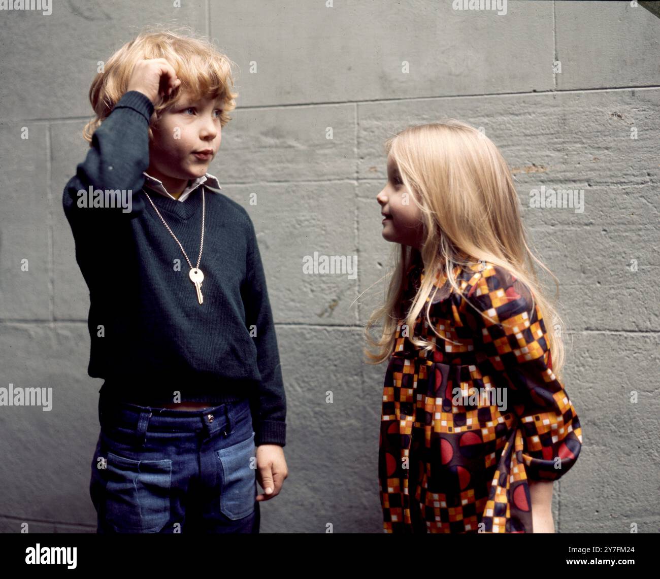 Latch key children Stock Photo - Alamy