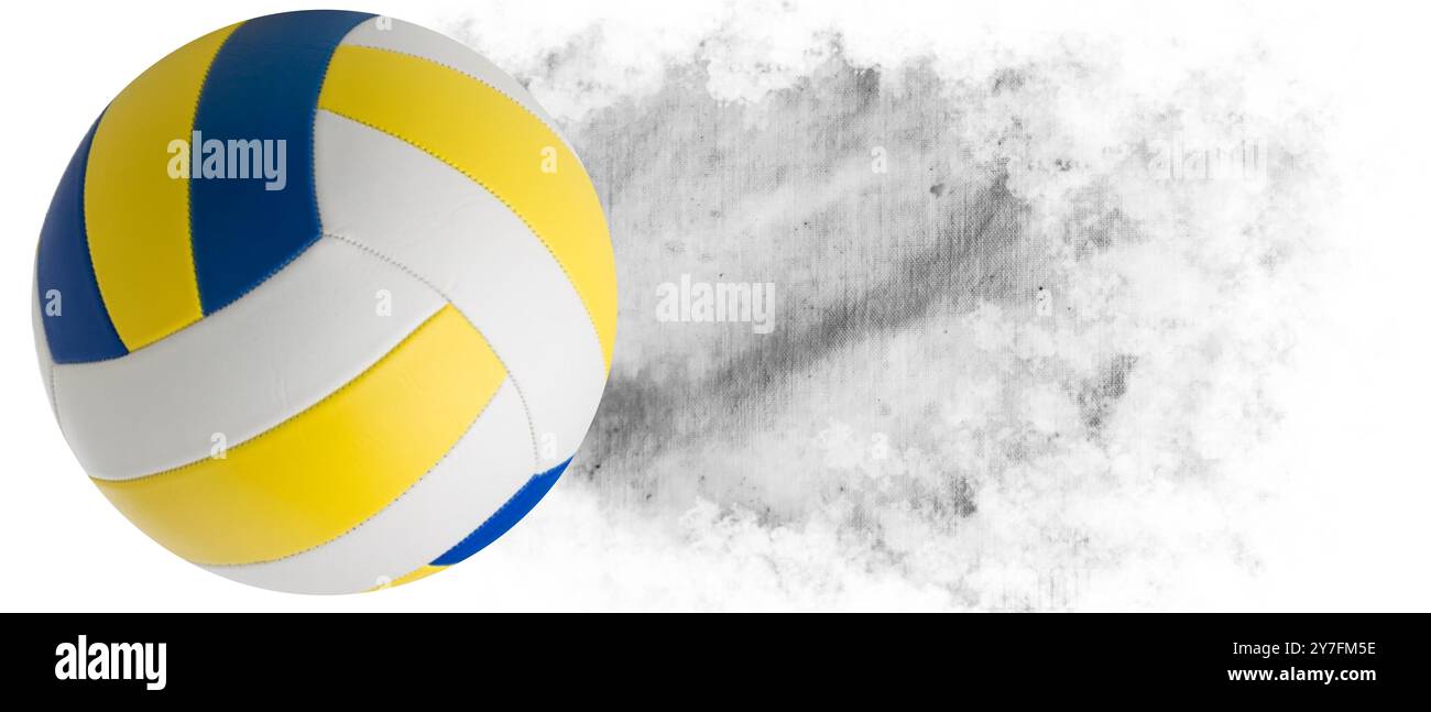 White background with volleyball and gray gradient Stock Photo - Alamy