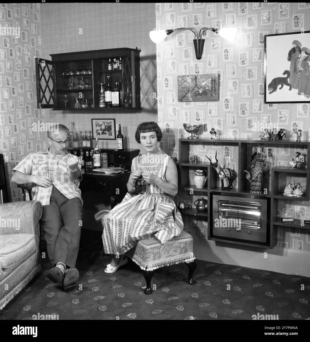 Actor, writer and storyteller David Kossoff at home with his wife ...