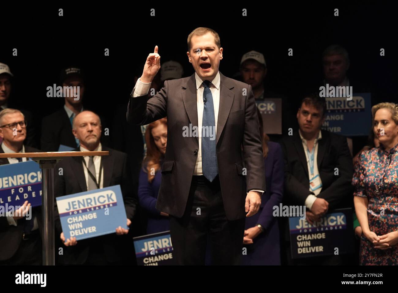 Leadership contender Robert Jenrick during the Conservative Party ...