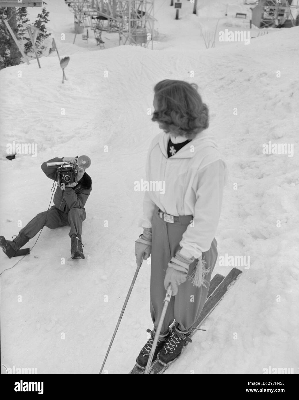 Photographer George Douglas, 1922-2010. Dual UK/USA nationality, worked ...