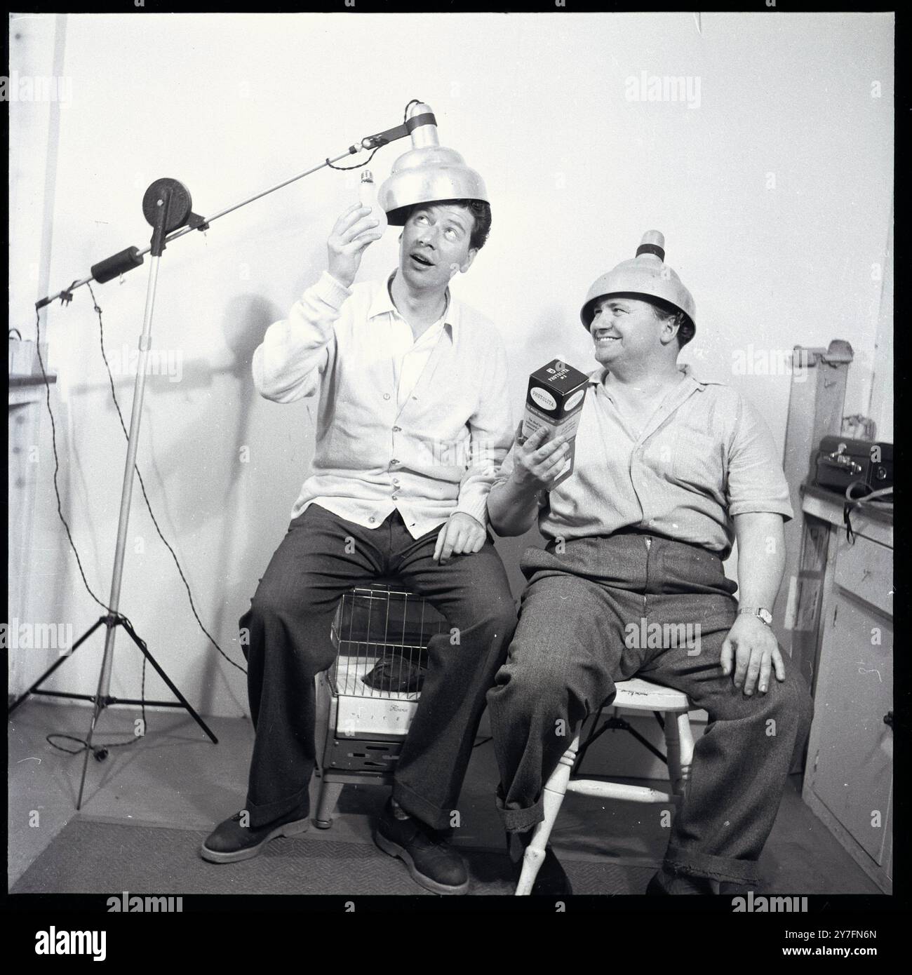 Harry Secombe and Max Bygraves, both singers and comedians popular in ...