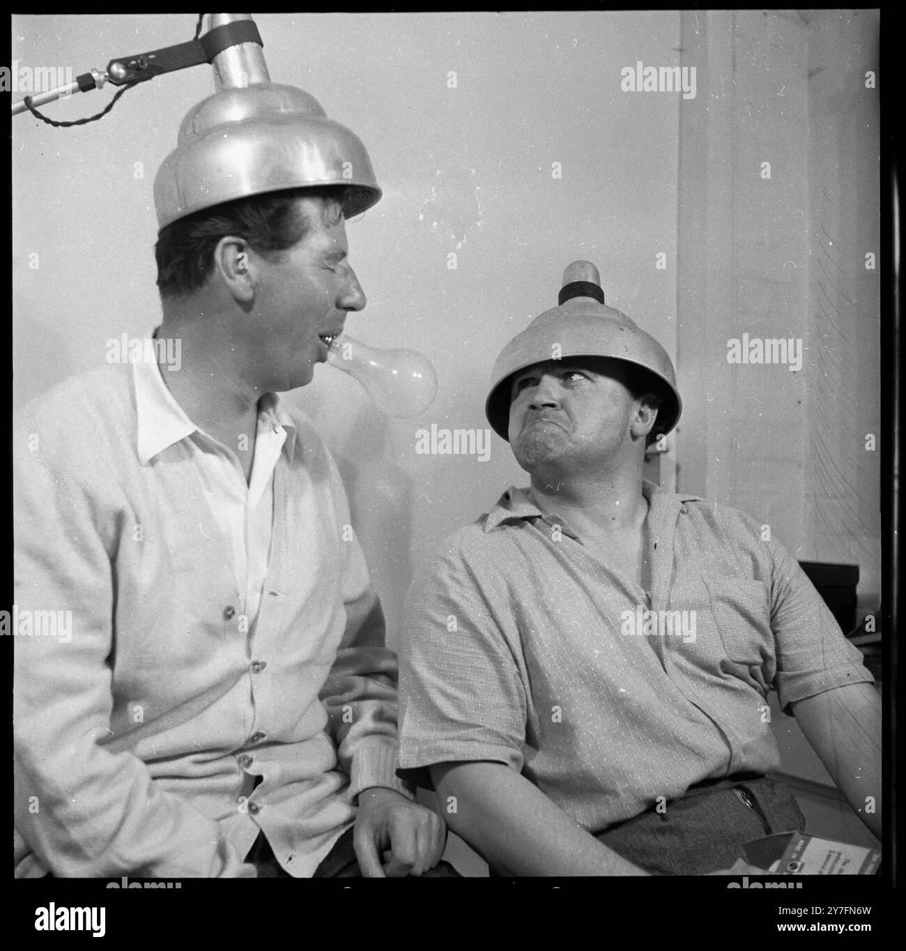 Harry Secombe and Max Bygraves, both singers and comedians popular in the 1950s and 60s. 1956 ...